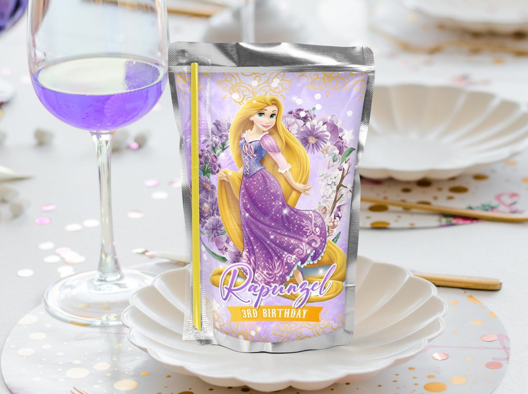 Tangled Capri Sun Label, Tangled Kool Aid, Tangled Juice Pouch Label ...
