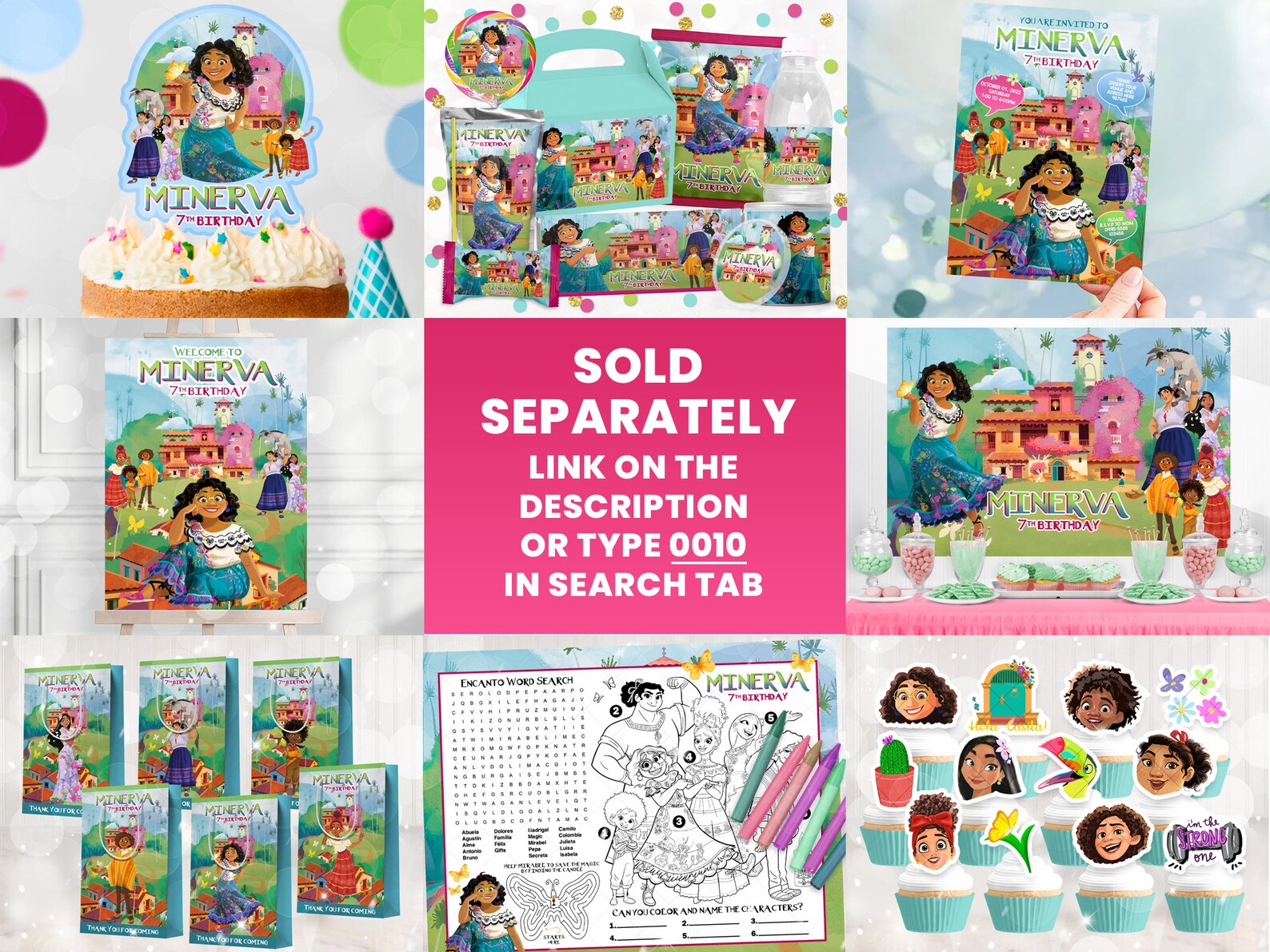 Encanto Thank You Tags Encanto Giveaway Labels Encanto - Etsy