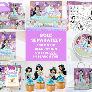 Princess Jasmine Thank You Tags Princess Jasmine Giveaway - Etsy