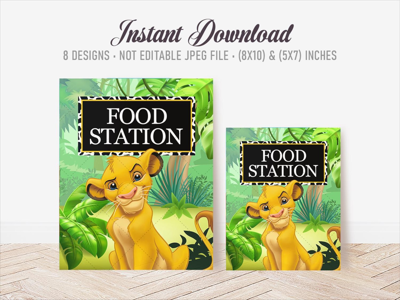 Lion King Party Signs, Lion King Signage, Lion King Party Signage ...