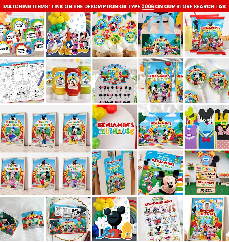Mouse Clubhouse Cutout, Minnie Cut Out, Mickey and Friends Party Stand ...