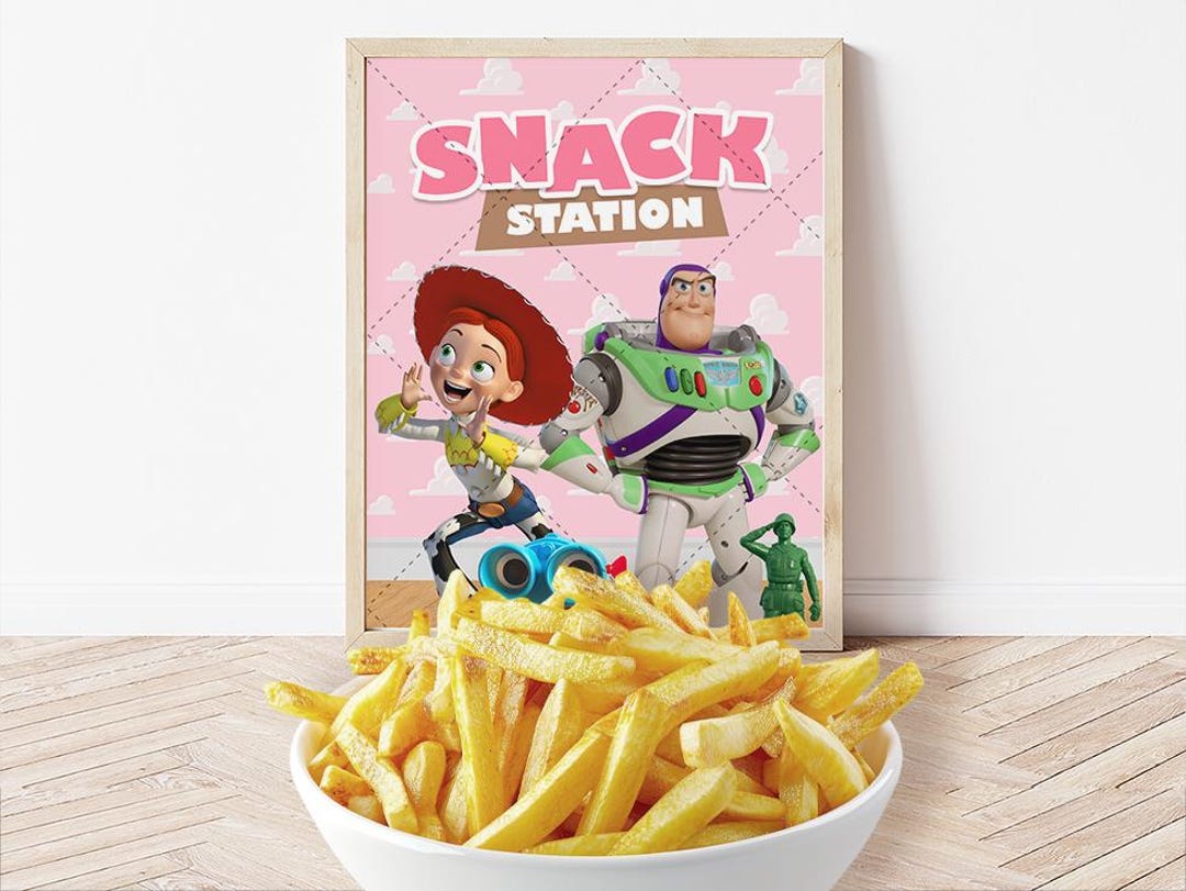Toy Story Snack Station Signage, Toy Story Snack Station Sign, Toy ...