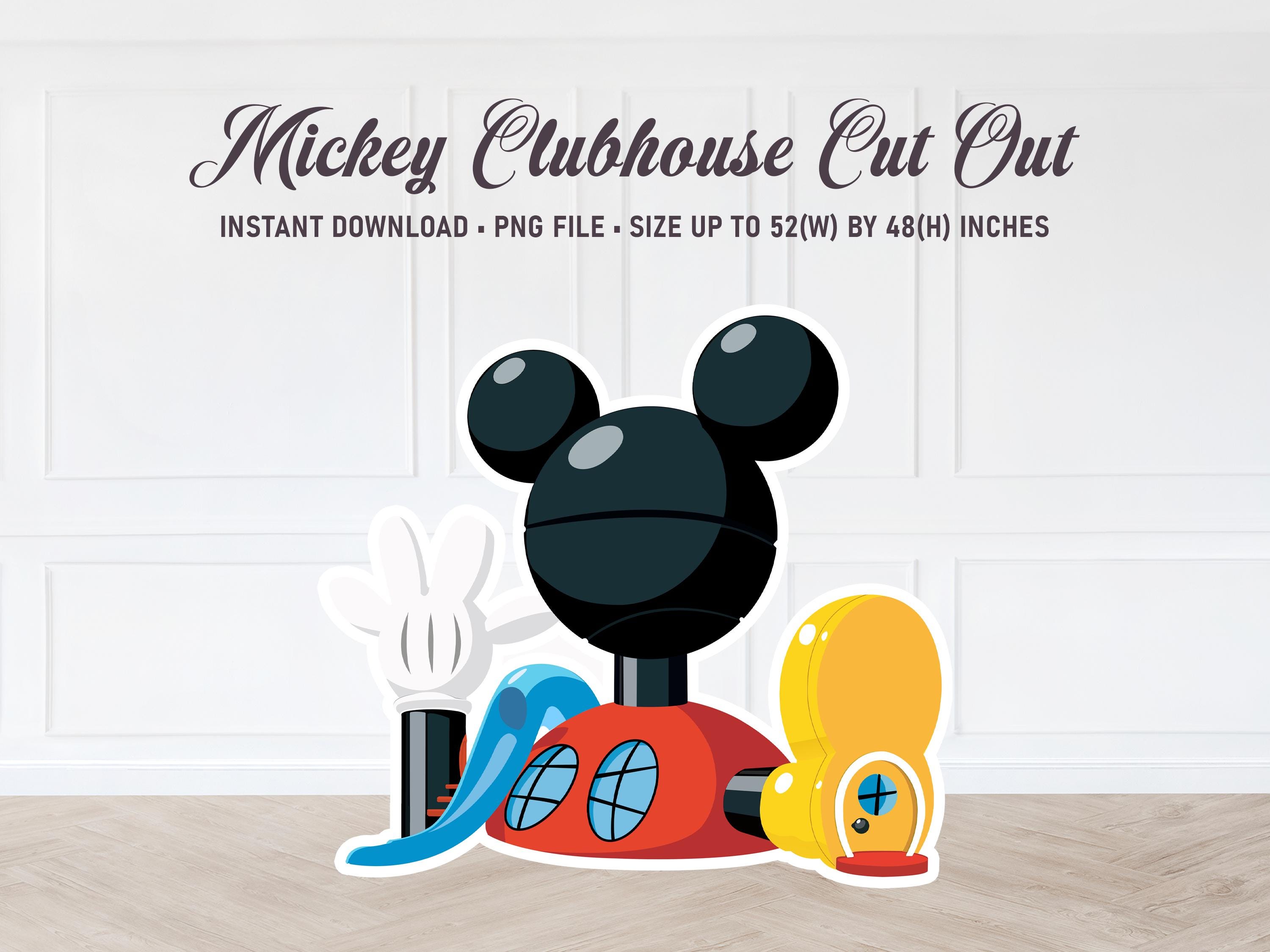 Mouse Clubhouse Cutout, Minnie Cut Out, Mickey and Friends Party Stand ...