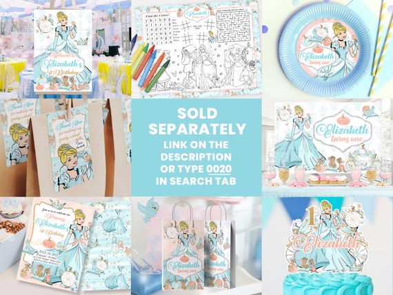 Cinderella Birthday Printables