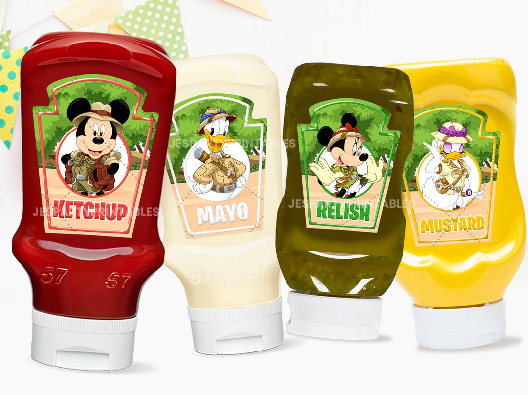 Mouse Safari Condiments Label, Mouse Safari Printable Condiments Label ...