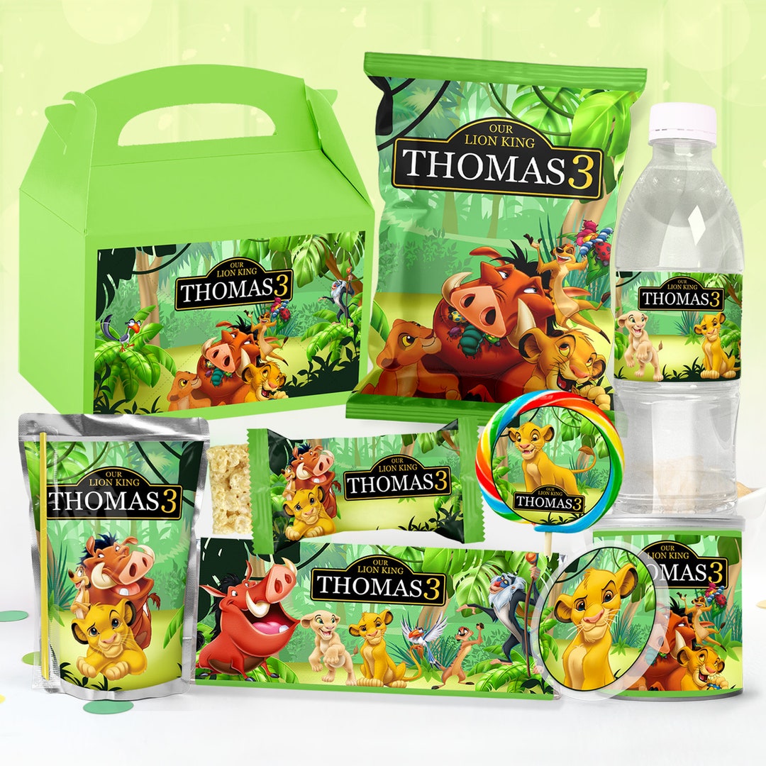 Lion King Birthday Party Package, Lion King Birthday Printables, Lion ...