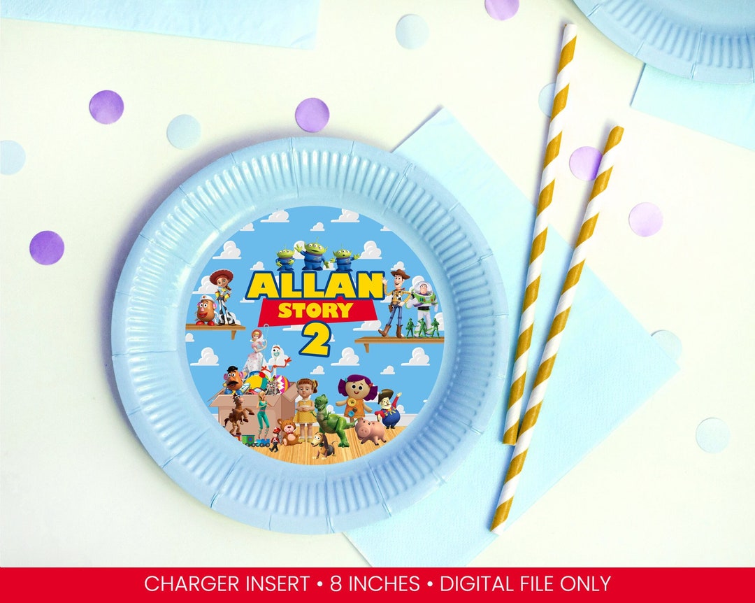 Toy Story Charger Plate Insert Toy Story Plate Insert Toy - Etsy