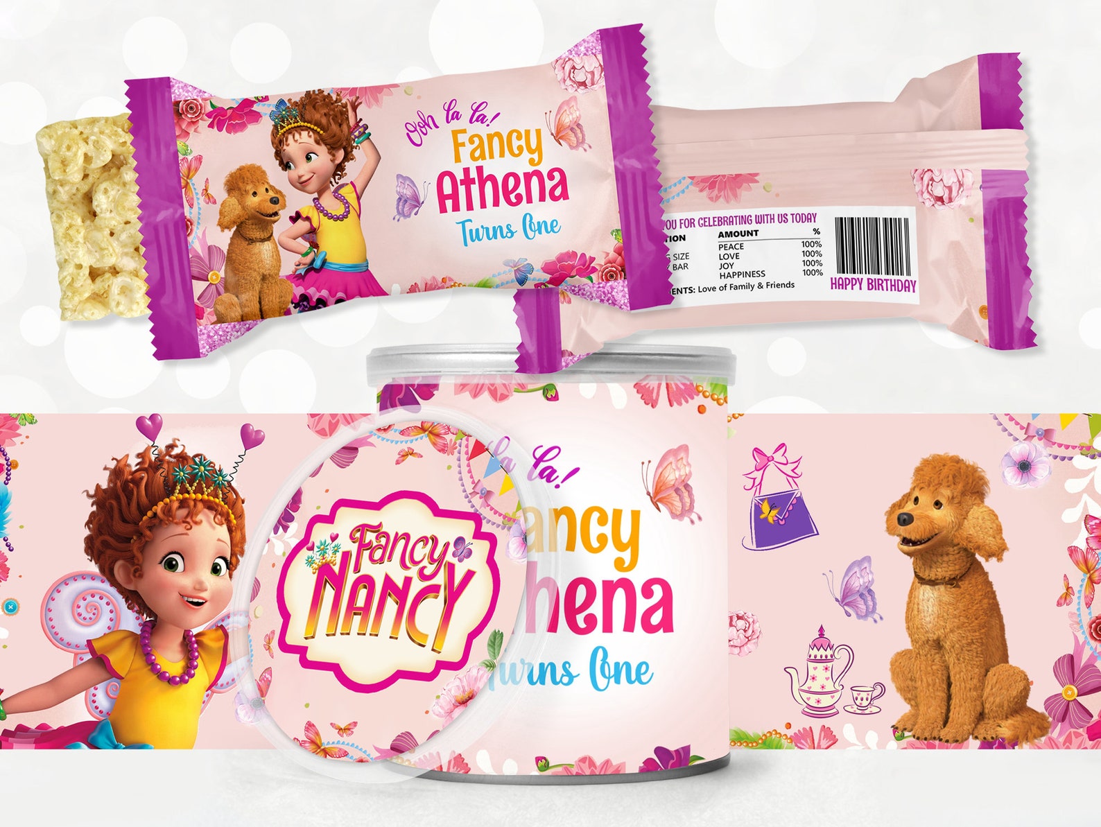 Fancy Nancy Party Package, Fancy Nancy Birthday Printables, Fancy Nancy ...