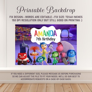 Inside Out Backdrop, Inside Out Editable Backdrop, Inside Out Banner ...