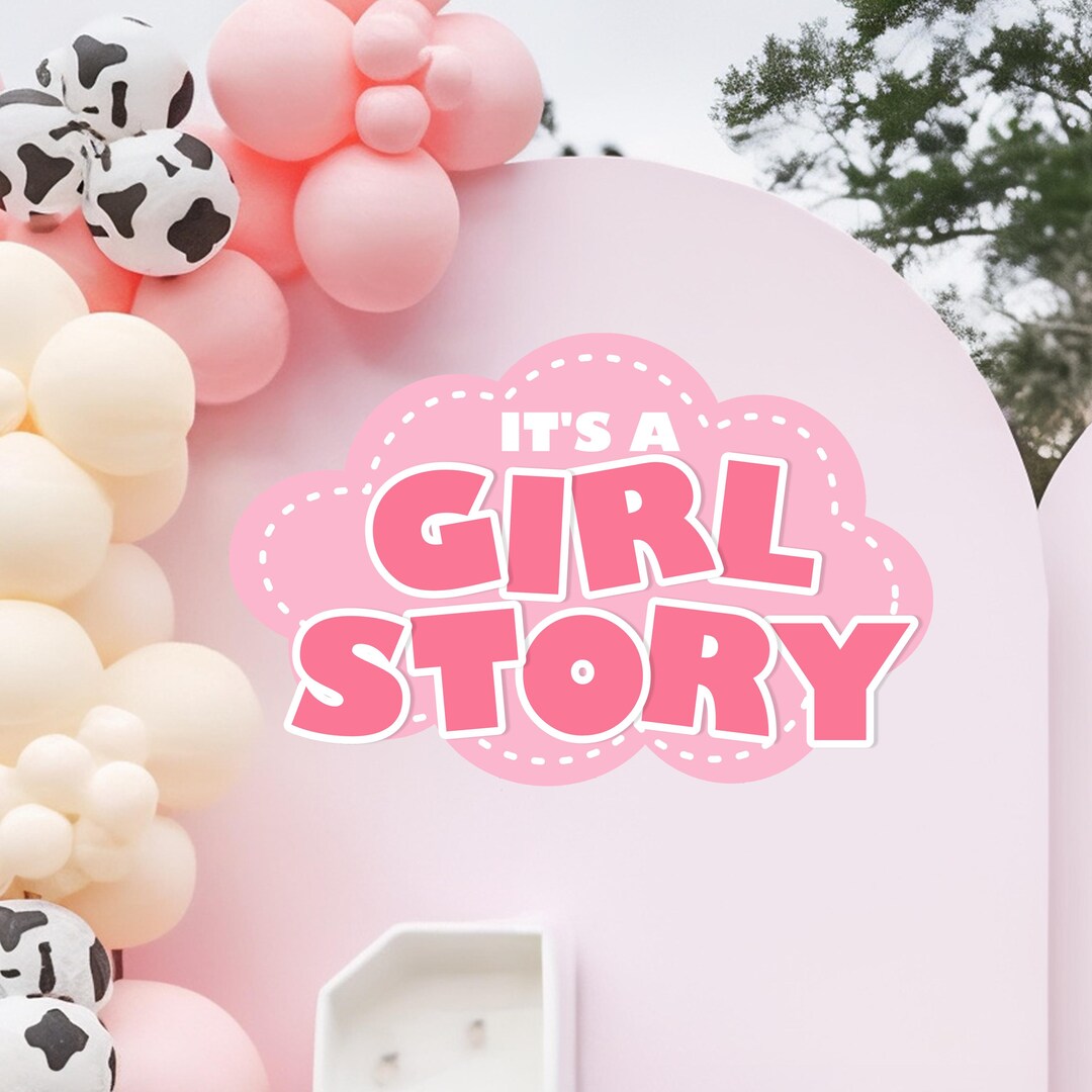 Its a Girl Story Cutout, Toy Story Girl Logo Cut Out, Toy Story Girl ...