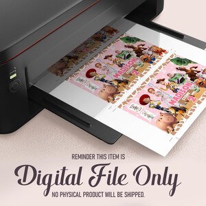 Toy Story Girl Gable Box Label, Printable Treat Box Template (digital ...