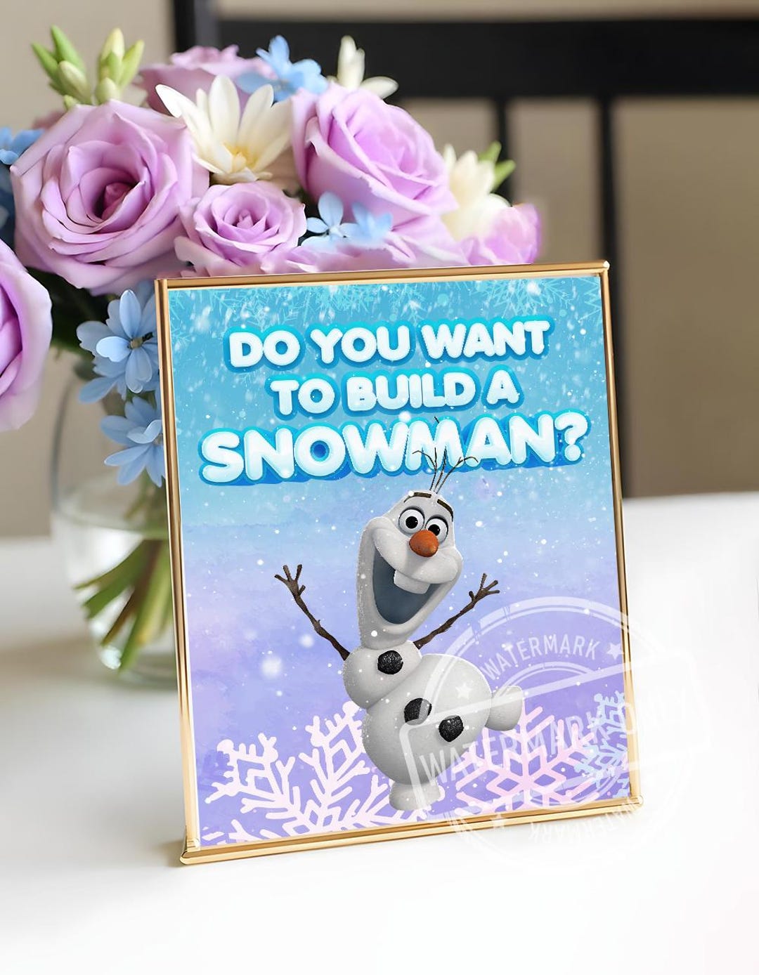 Frozen Party Sign Do You Want to Build a Snowman, Frozen Party Sign ...