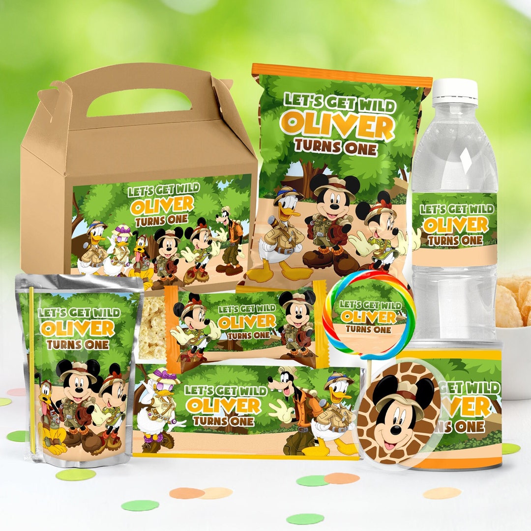 Mouse Safari Party Package, Mouse Safari Birthday Printables, Mouse ...