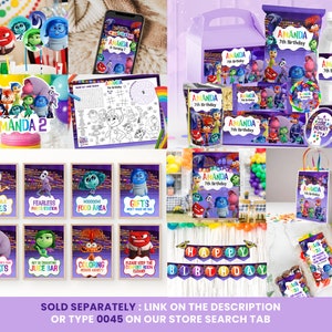 Inside Out Party Sign, Inside Out Party Signage, Inside Out Birthday ...