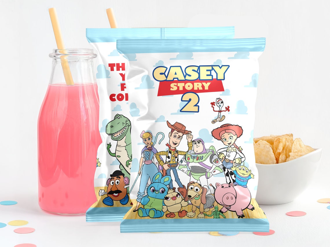 Toy Story Chip Bag, Toy Story Chip Bag Label, Toy Story Chip, DIGITAL ...