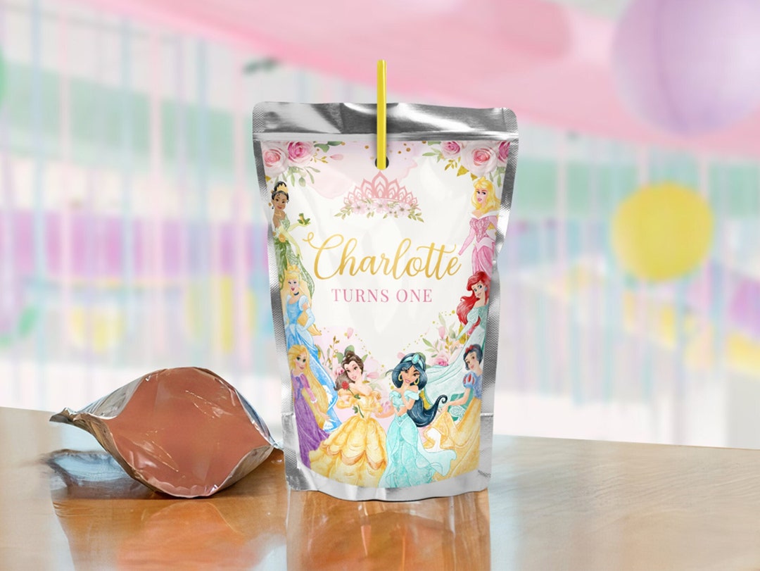 Princess Pink Capri Sun Label, Princess Kool Aid, Princess Juice Pouch ...