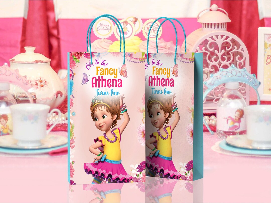 Fancy Nancy Treat Bag Label, Fancy Nancy Paper Bag Label, Fancy Nancy ...