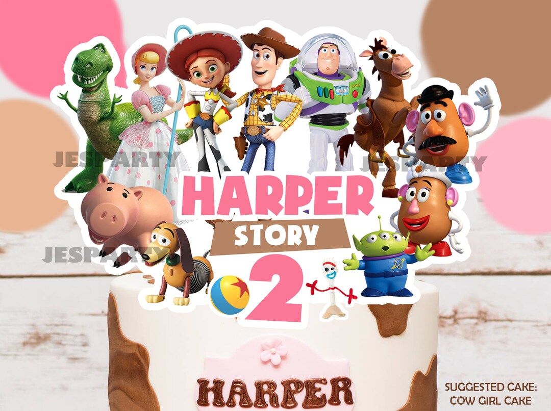 Toy Story Girl Cake Topper, Toy Story Girl Birthday Cake Topper Toy ...