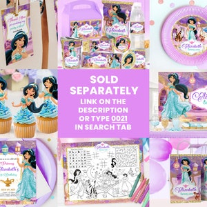 Princess Jasmine Welcome Sign, Princess Jasmine Welcome Board, Princess ...