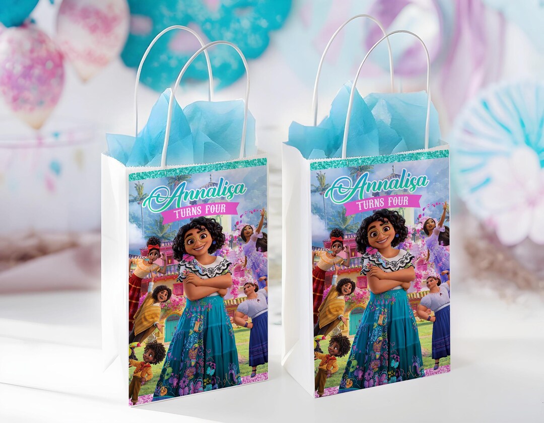 Encanto Treat Bag Label, Encanto Paper Bag Label, Encanto Giveaway ...