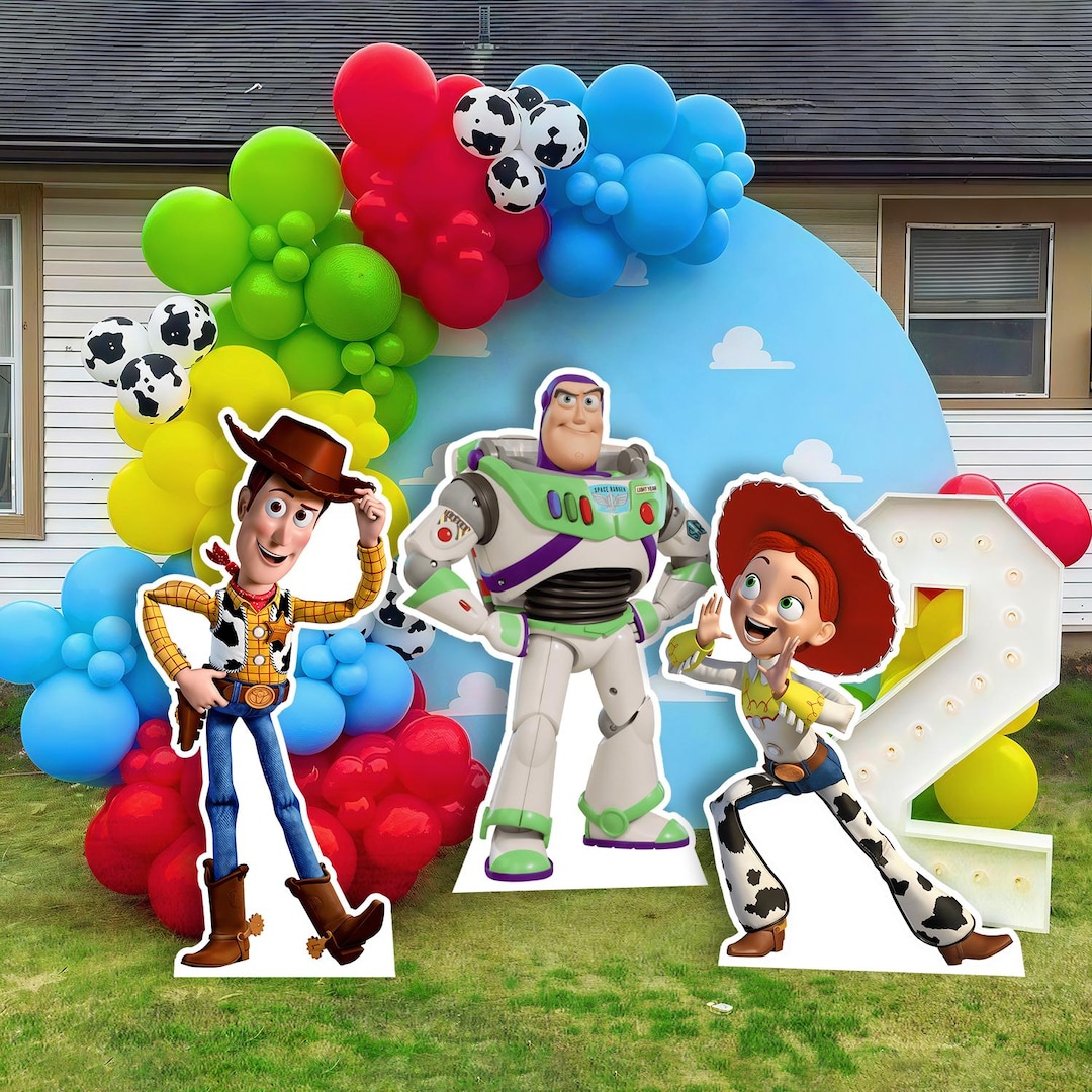 Toy Story Cutout, Toy Story Stand up Prop, Toy Story Party Cut Out, Toy ...