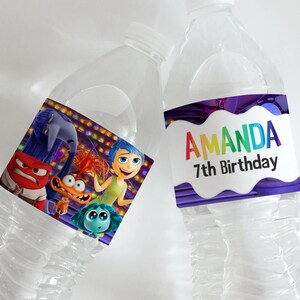 Inside Out Bottle Wrapper, Inside Out Bottle Label, Inside Out Bottle ...