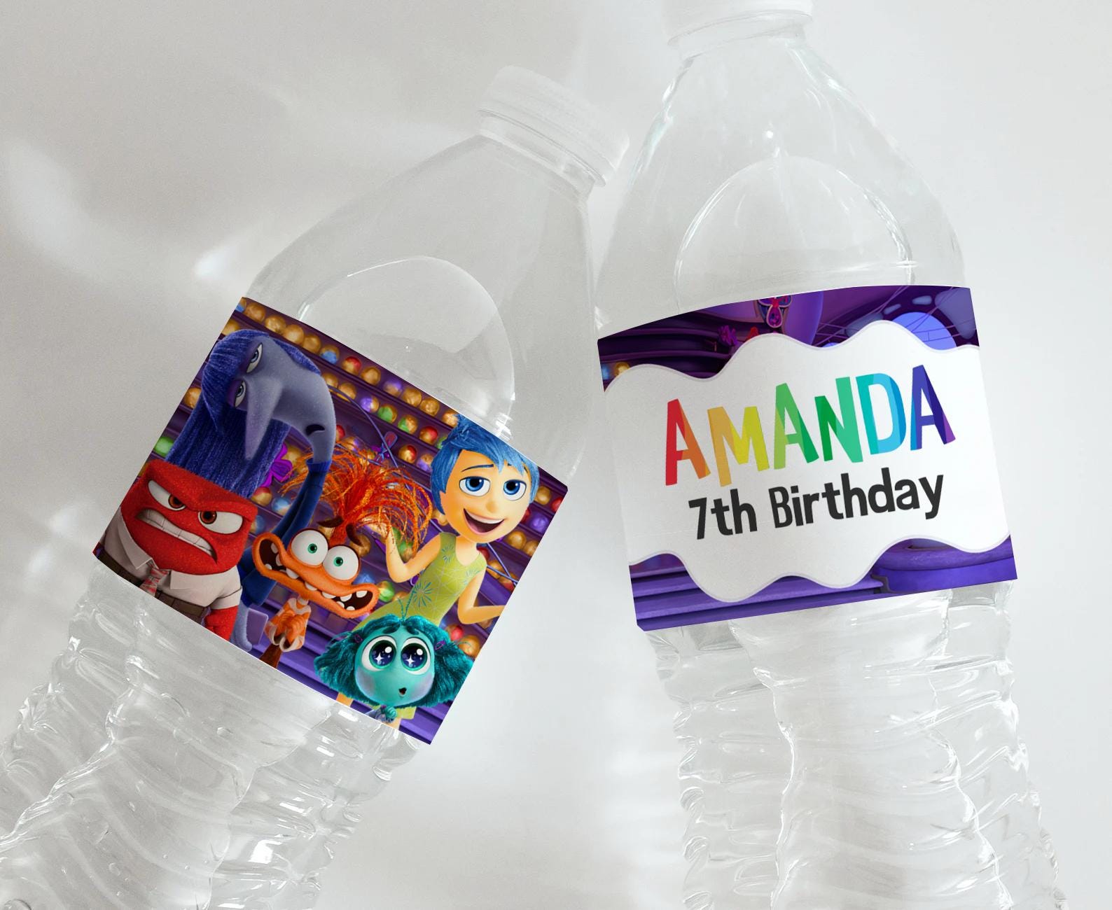 Inside Out Bottle Wrapper, Inside Out Bottle Label, Inside Out Bottle ...