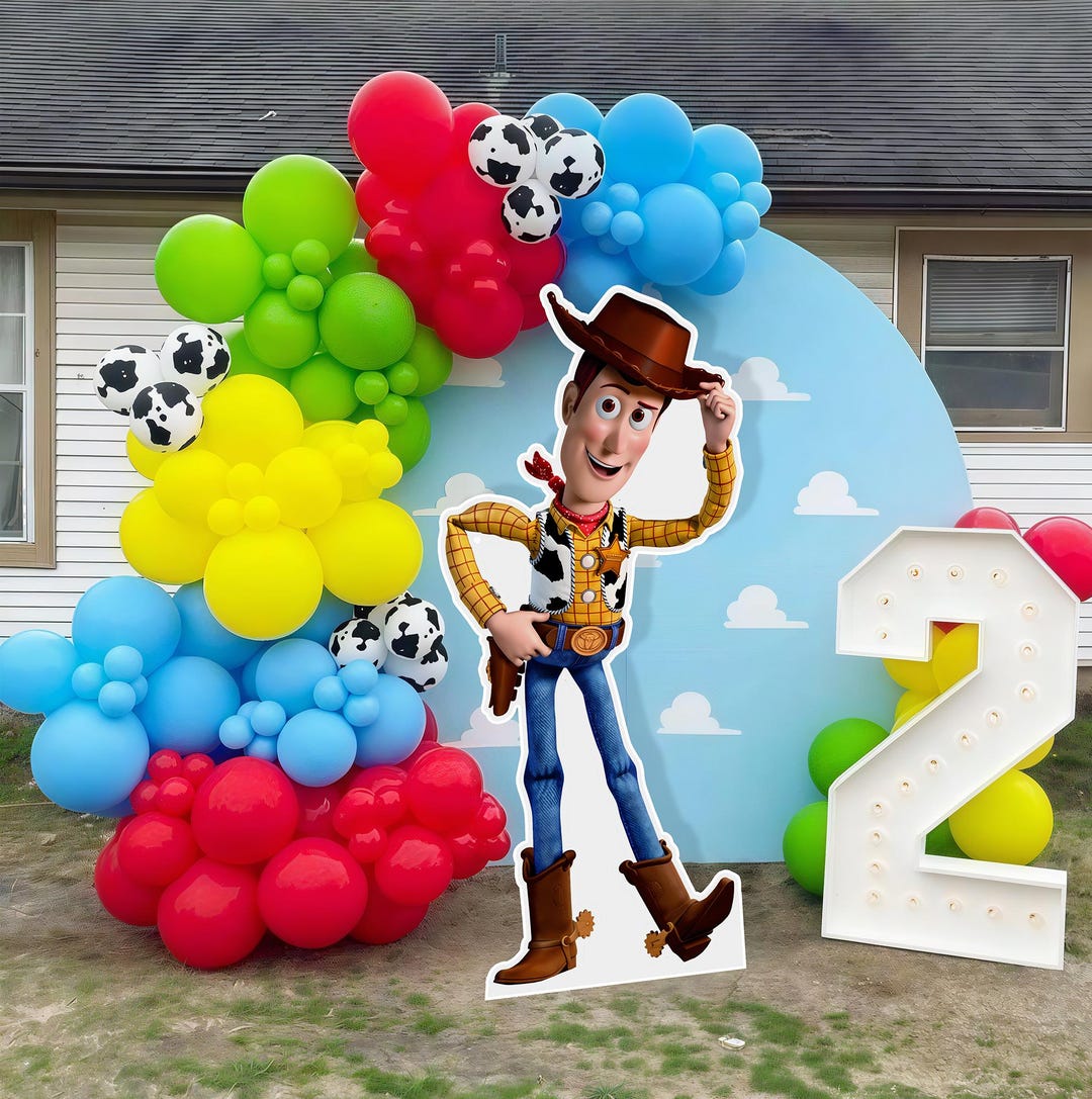 Toy Story Cutout, Woody Cutout, Toy Story Stand up Prop, Toy Story ...