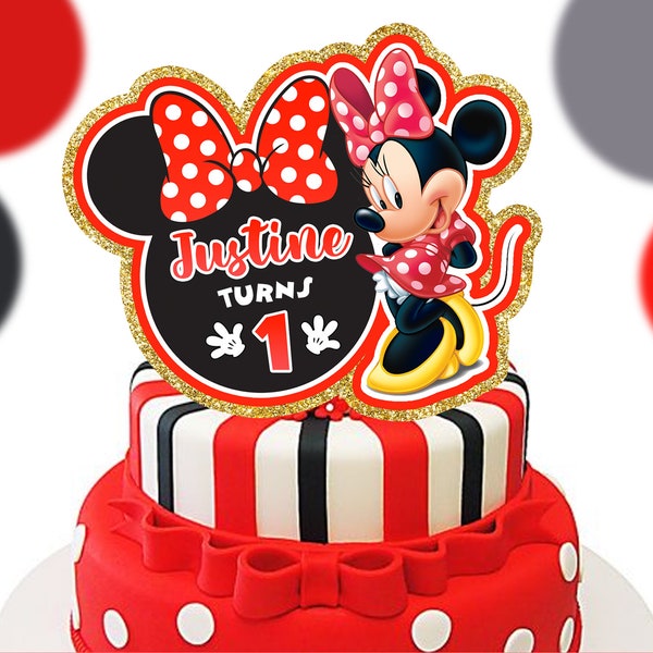 Minnie Mouse Centerpiece - Etsy