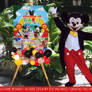 Mouse Clubhouse Welcome Banner Mouse Clubhouse Welcome Board - Etsy