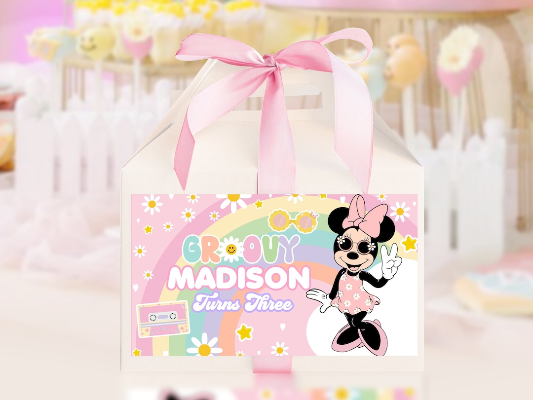 Mouse Groovy Gable Box Label, Mouse Groovy Treat Box Label, Mouse ...