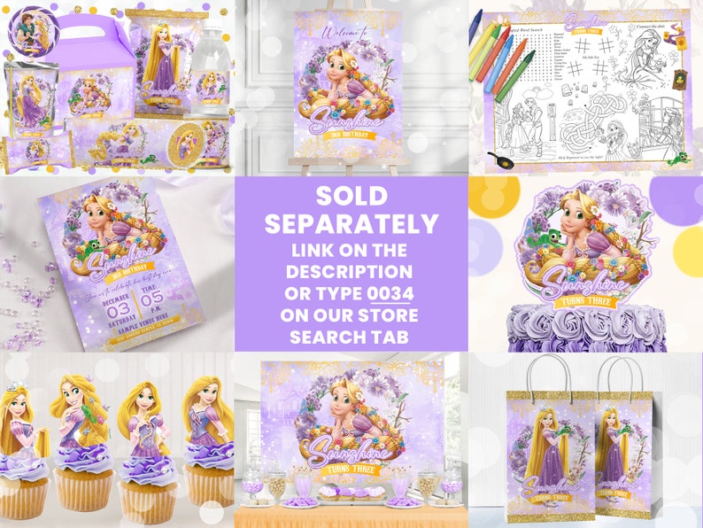 Tangled Rapunzel Thank You Tags Tangled Rapunzel Giveaway - Etsy