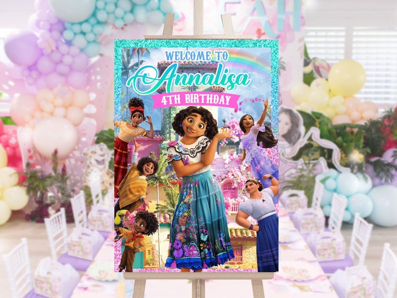 Encanto Welcome Sign, Encanto Welcome Board, Encanto Welcome Banner ...