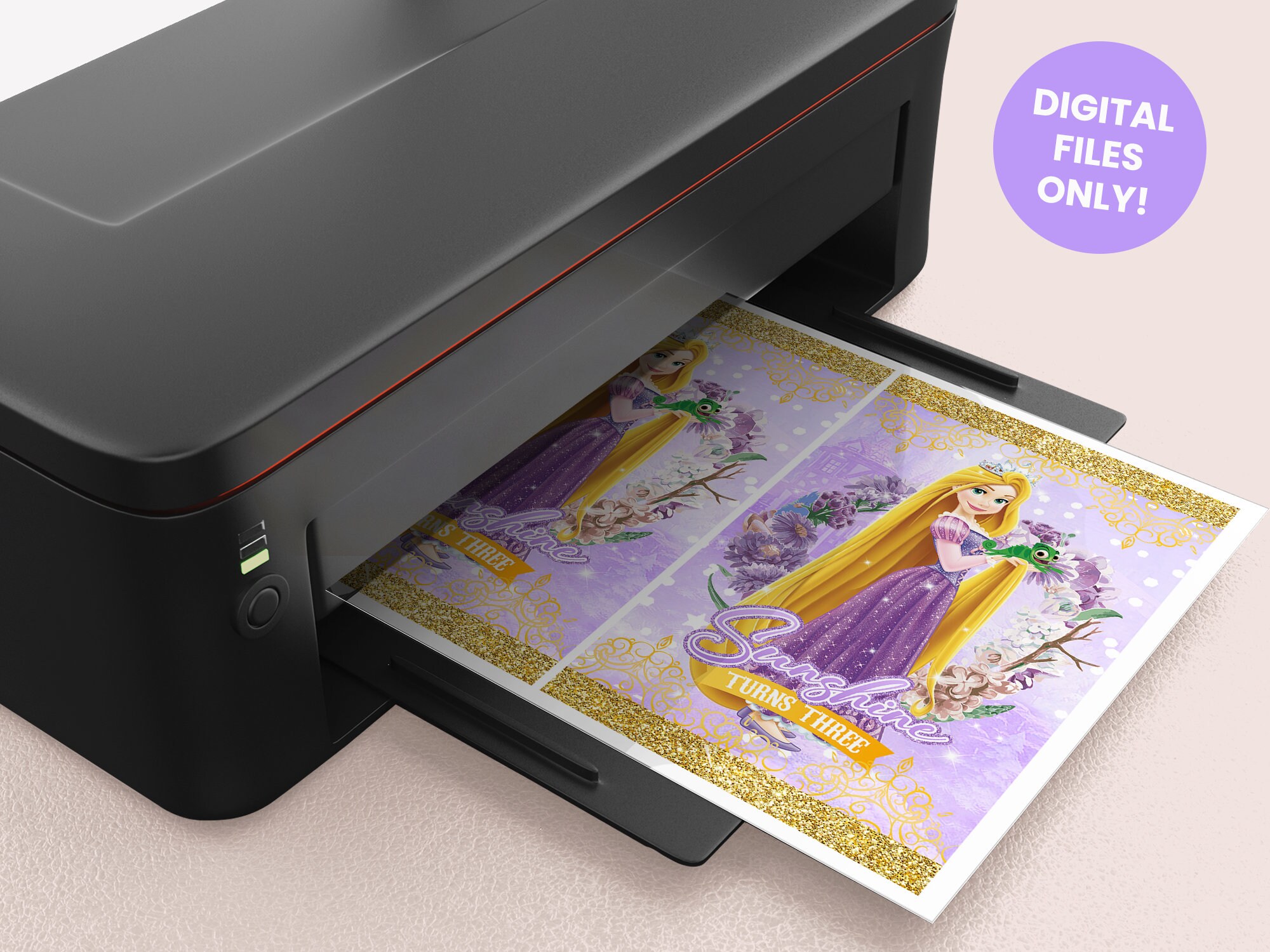 Tangled Rapunzel Treat Bag Label Tangled Rapunzel Paper Bag - Etsy UK