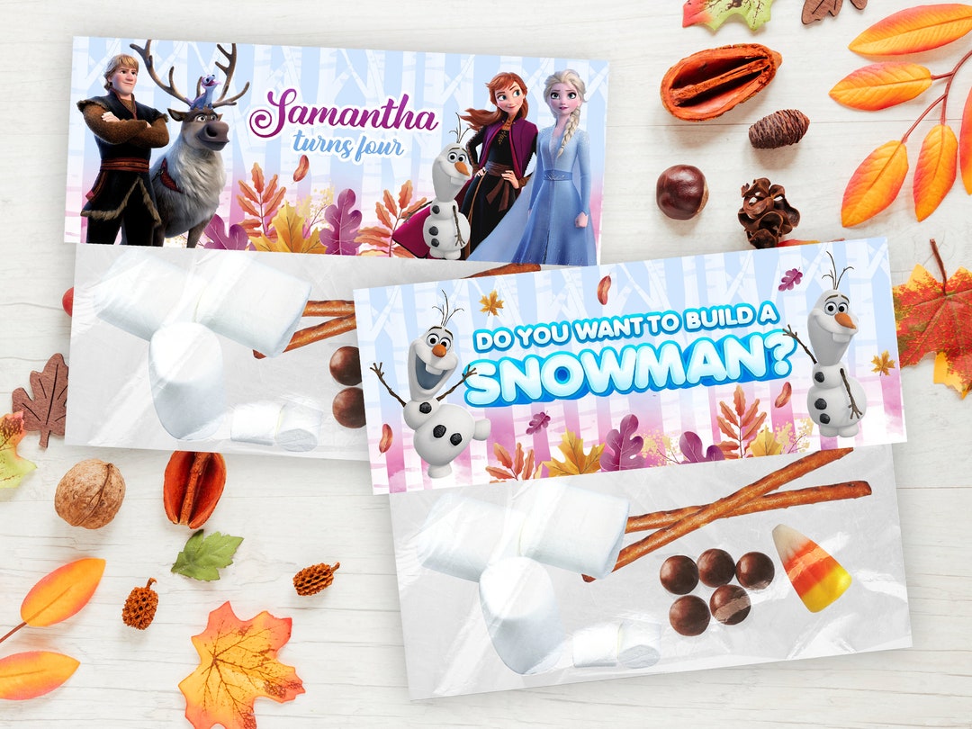 Do You Want to Build a Snowman Candy Bag, Frozen 2 Candy Bag Labels, Do ...