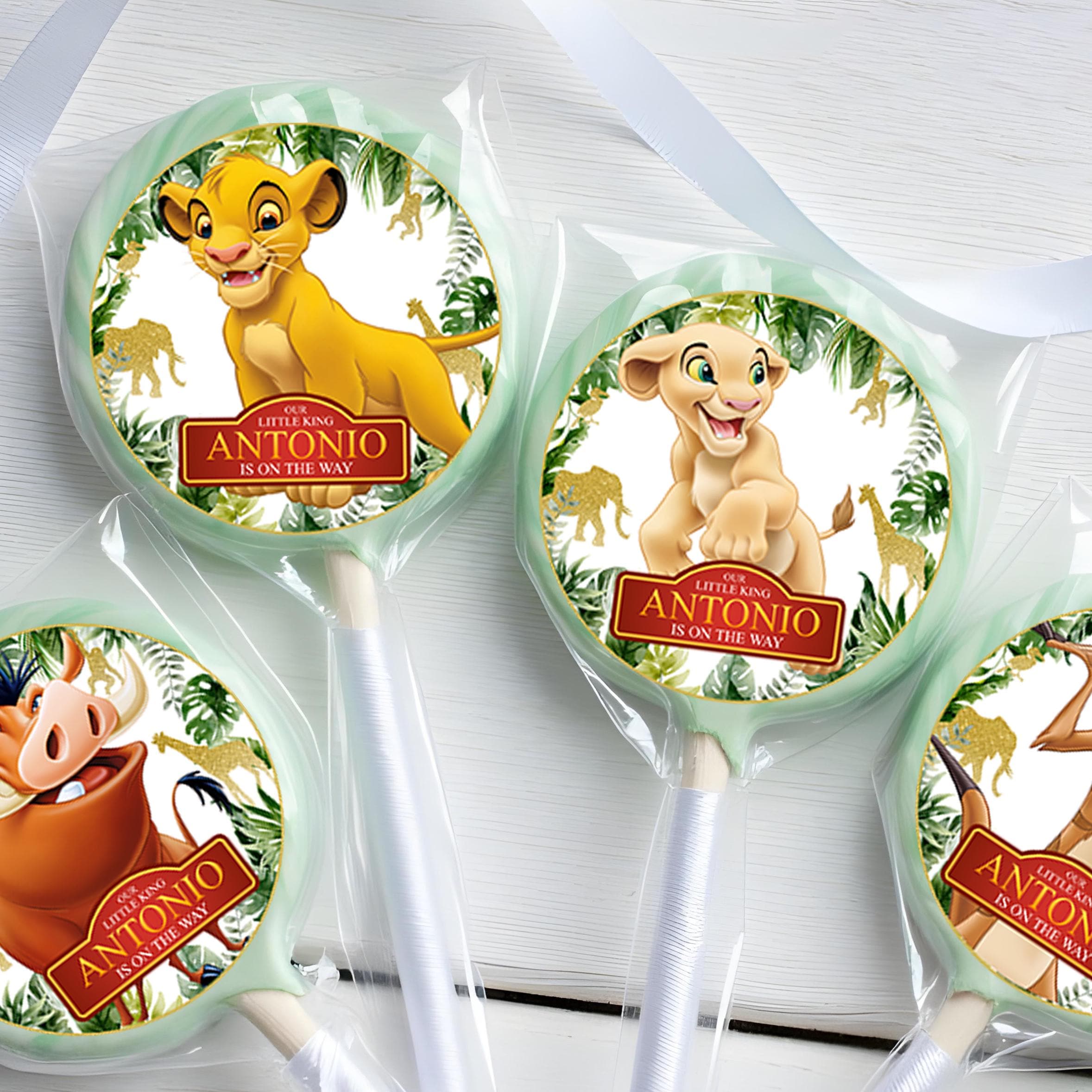 Lion King Lollipop Label, Lion King Circle Label, Lion King Lollipop ...