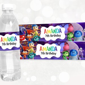 Inside Out Bottle Wrapper, Inside Out Bottle Label, Inside Out Bottle ...