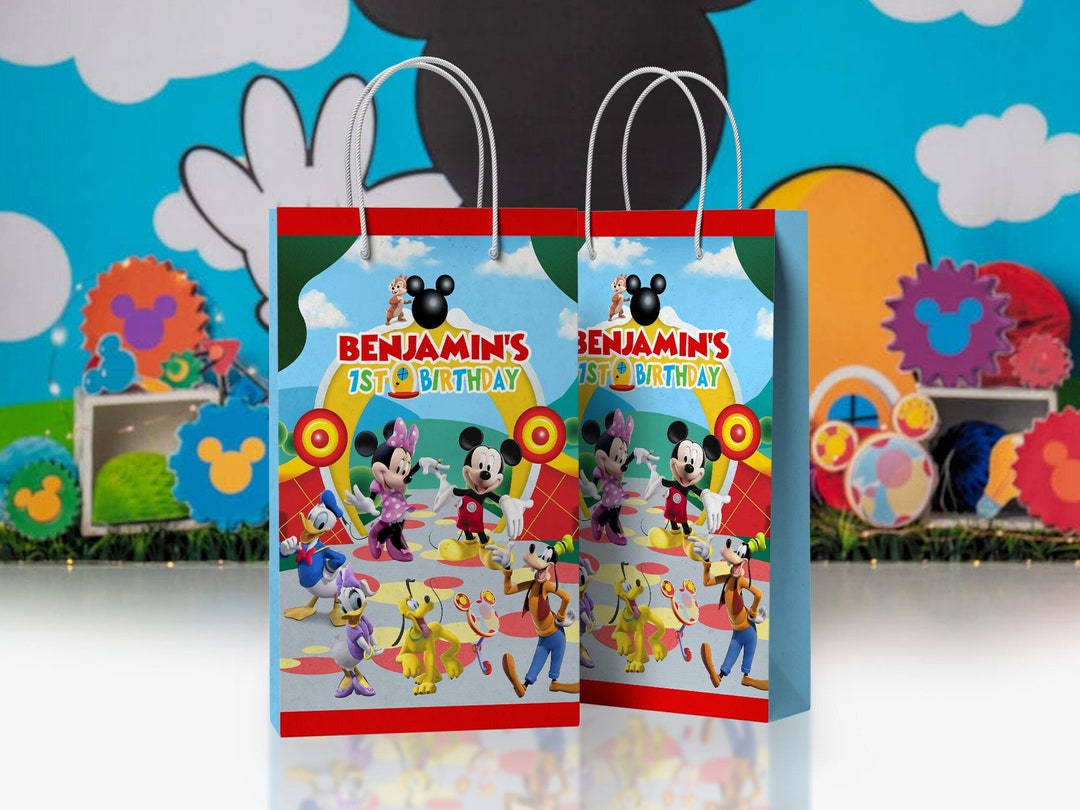 Mickey Mouse Clubhouse Treat Bag Label Mickey Mouse Clubhouse Paper 0649