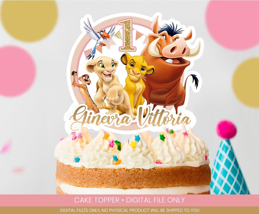 Lion King Nala Cake Topper Lion King Nala Birthday Cake - Etsy