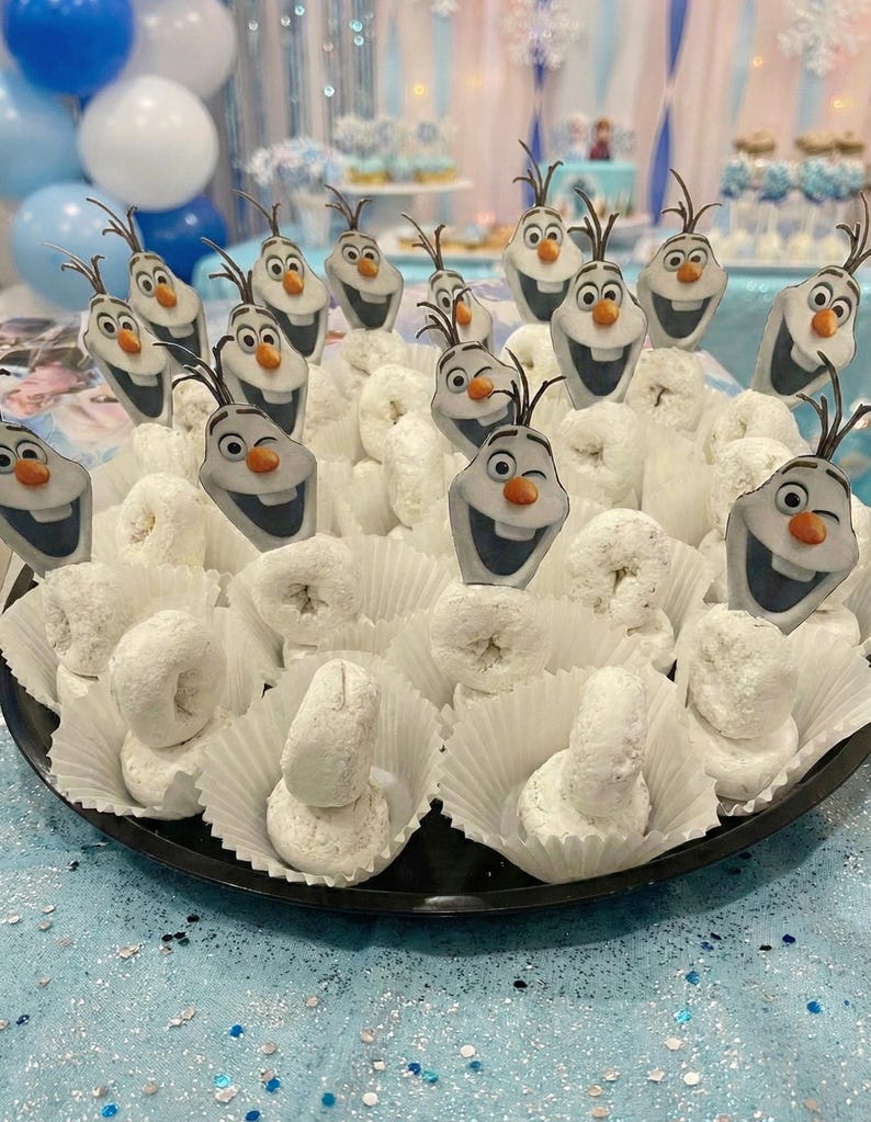 Olaf Marshmallow Pop, Olaf Topper, Frozen Marshmallow Pop, 0013 - Etsy