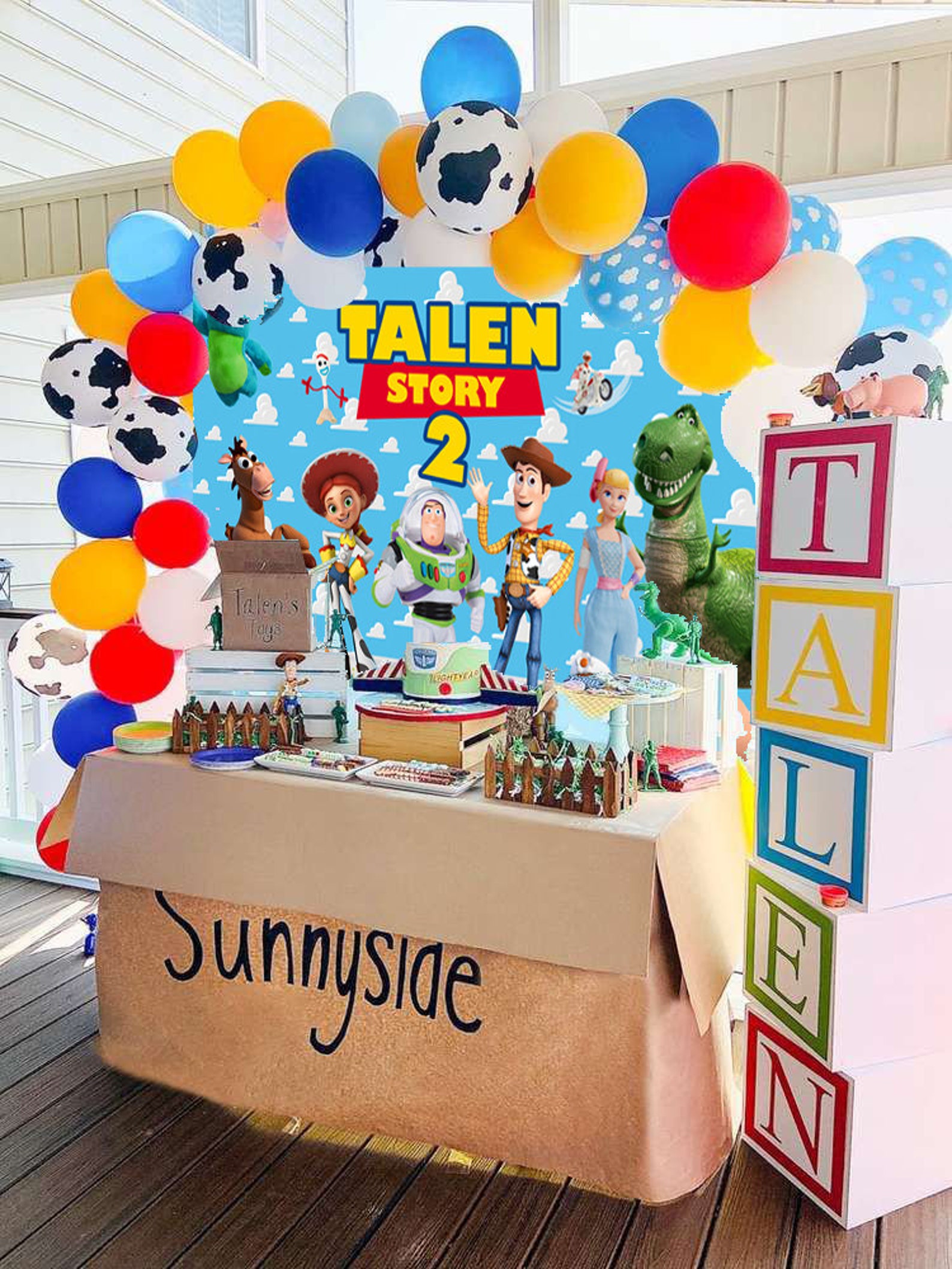 Toy Story Backdrop Toy Story Banner Toy Story DIGITAL FILE - Etsy