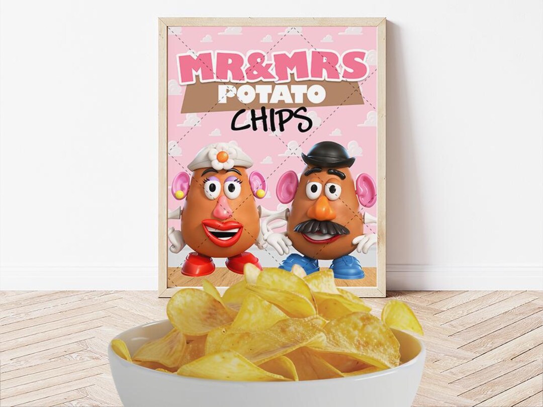 Toy Story Potato Sign, Toy Story Party Potato Sign, Toy Story Party ...