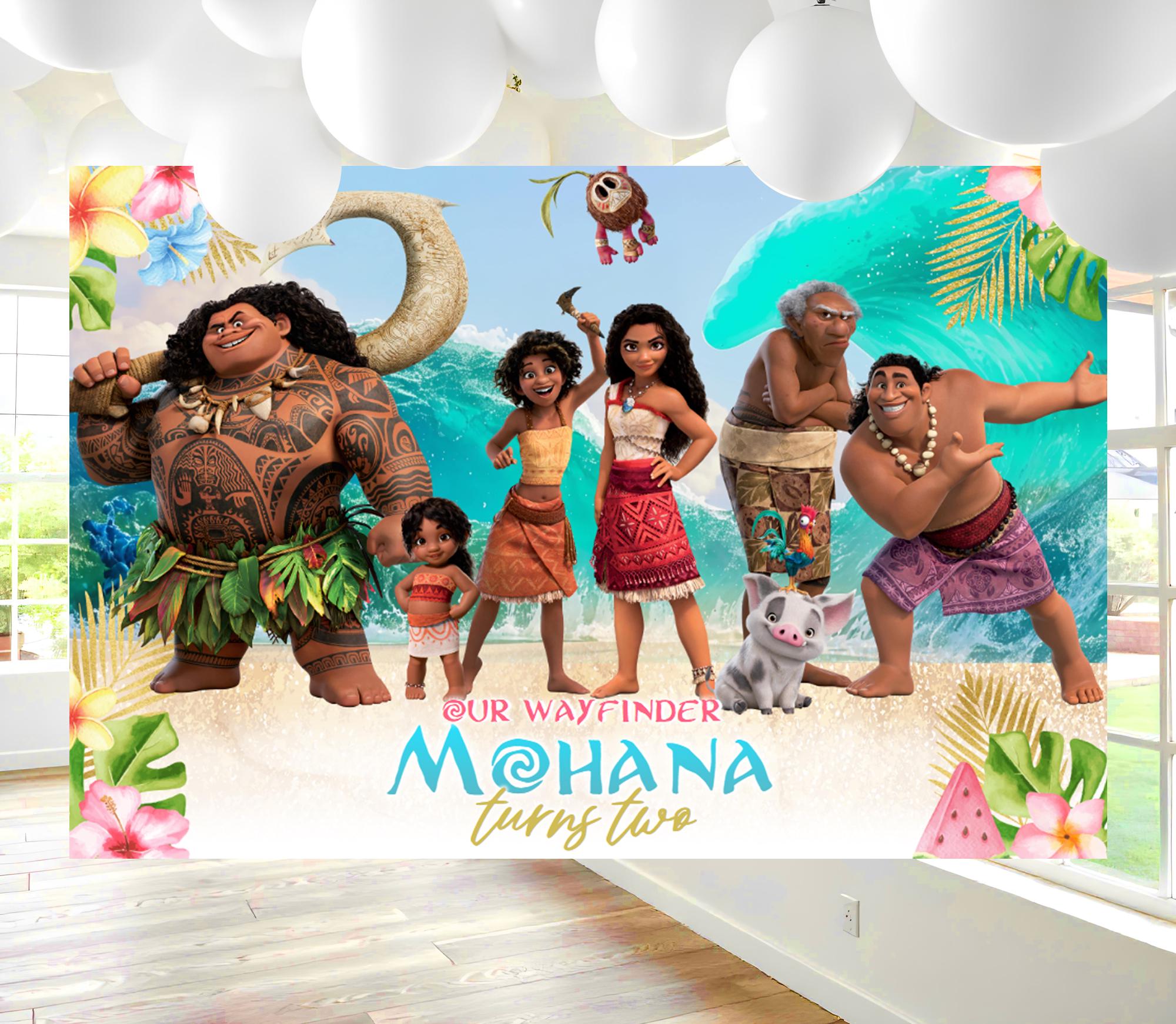 Moana 2 Backdrop, Moana 2 Printable Backdrop, Moana 2, DIGITAL FILE ...