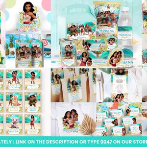 Moana 2 Coloring Station Signage, Moana 2 Party Signage, Moana 2 ...