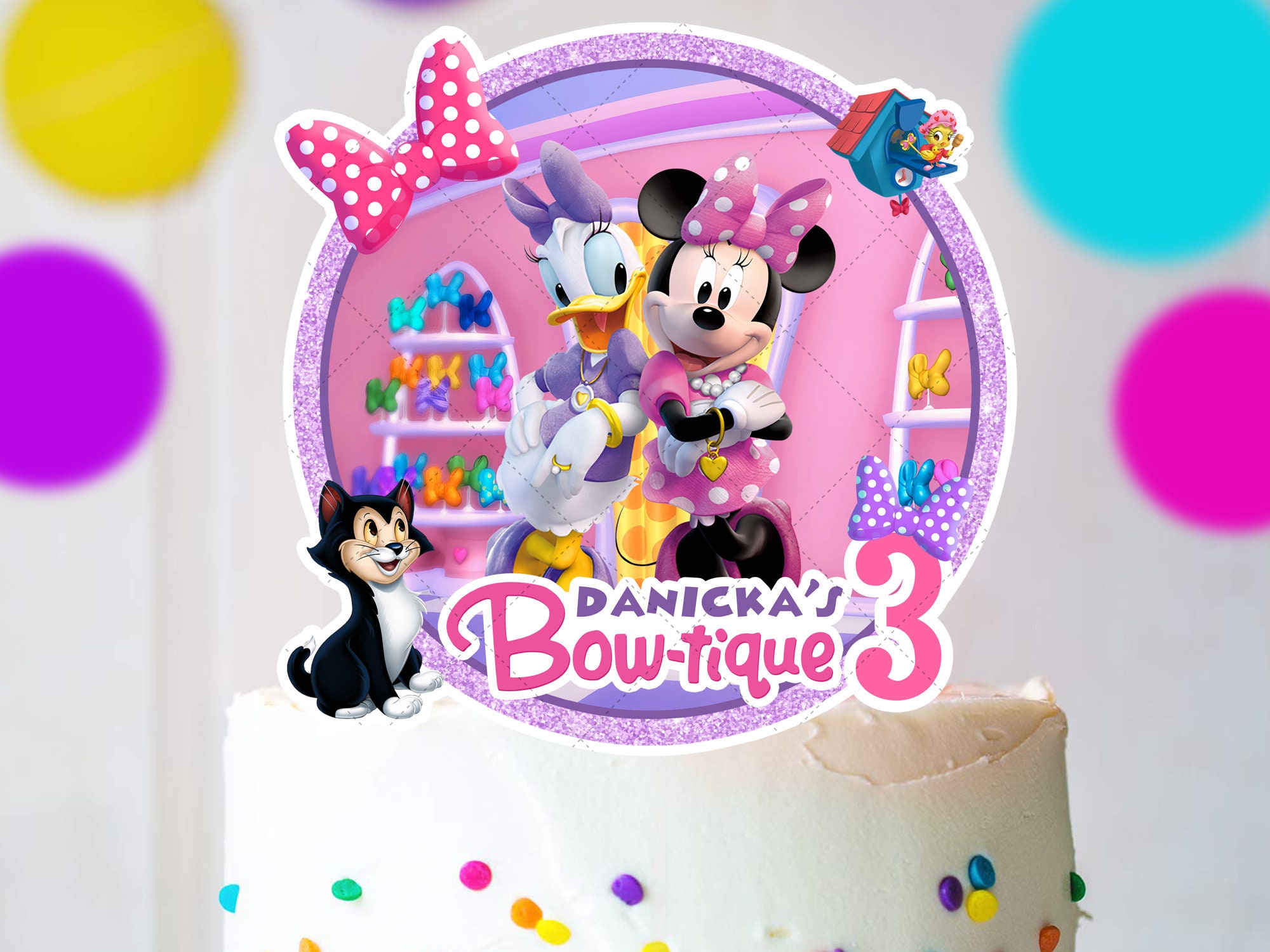 Minnie Mouse Bowtique Cake