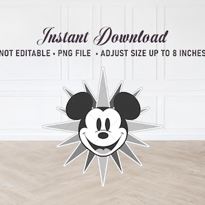 Printable Mickey's Fun Wheel Label, Mickey Birthday, Disneyland Party ...