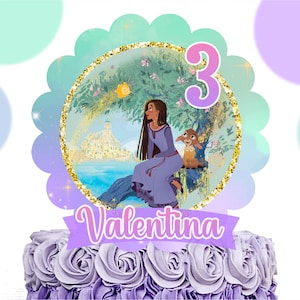 Wish Cake Topper, Wish Centerpiece, Wish Printable Topper, Wish DIGITAL ...