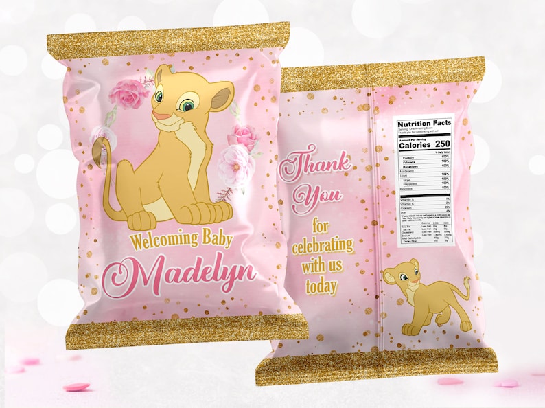 Lion King Nala Baby Shower, Lion King Nala Birthday Printables, Lion ...