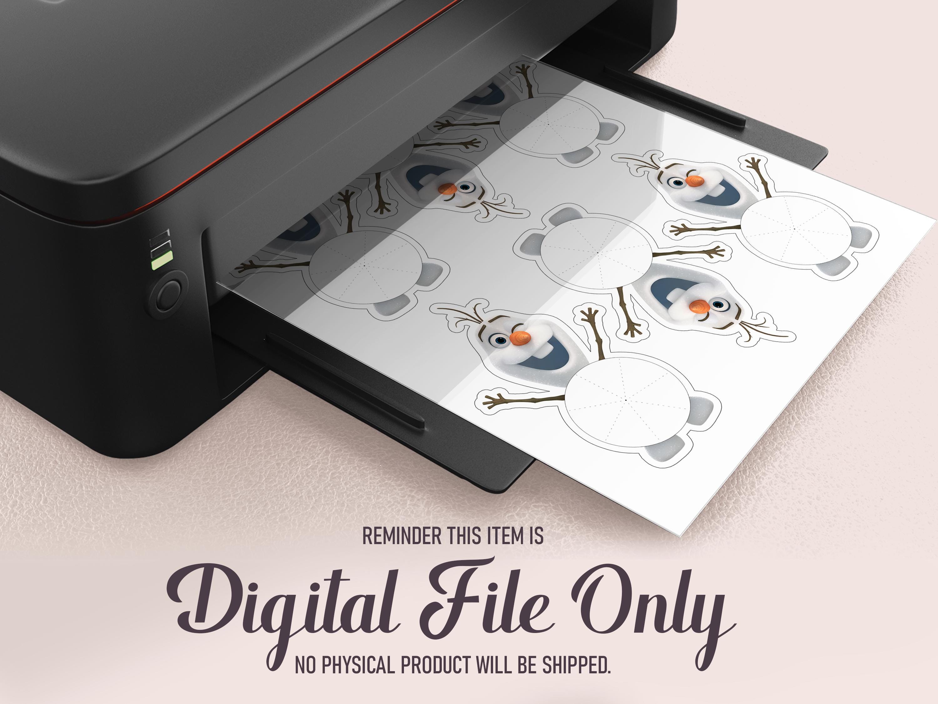 Frozen Play Dough Holder Printables, Olaf Doh, Digital Download 0013 - Etsy