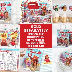 Turning Red Backdrop Turning Red Banner Turning Red - Etsy